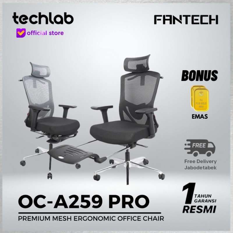 Promo Fantech Oca259 Pro / Oca-259 Pro Office Chair / Kursi Kantor ...
