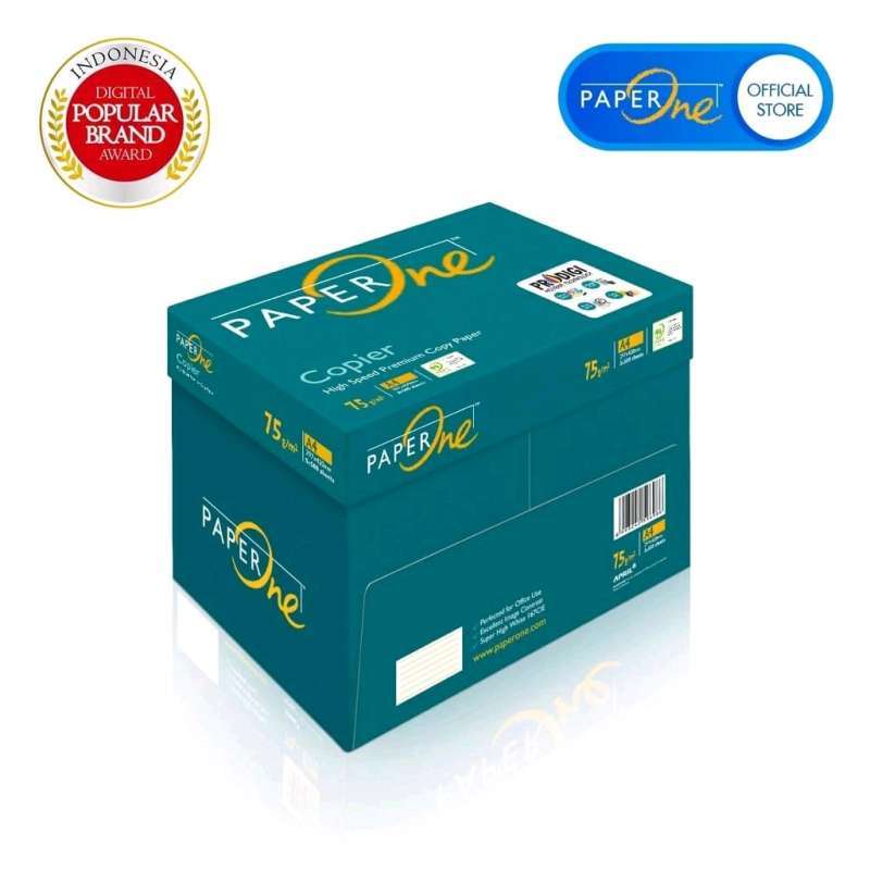 Jual Paperone Kertas A4 75gr Copier 1 Box (2500 Lembar) Kertas Hvs A4 ...