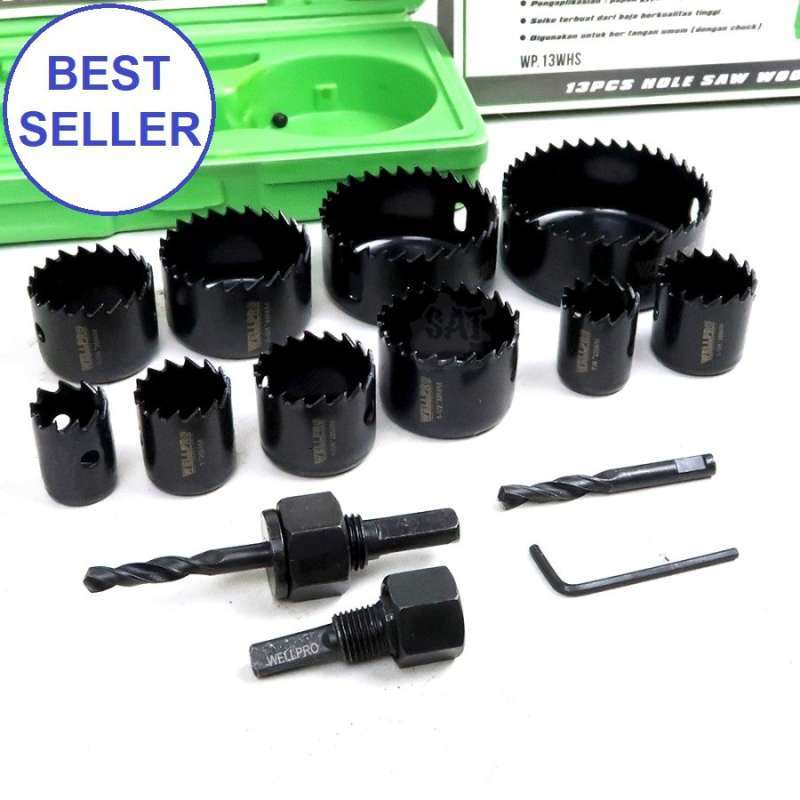 Jual Mata Bor Holesaw Hole Saw Gromet ½, ¾, 1 Dan 1¼ Inch Pipa Pvc Kayu ...