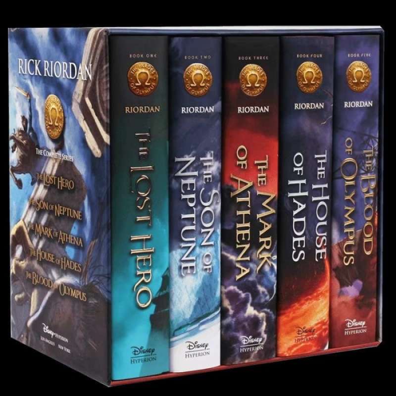 Promo The Hero Of Olympus Hard Cover Box Set Diskon 22% Di Seller Huka ...