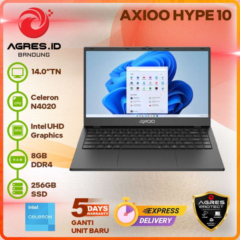 Jual Axioo Hype 10 N4020 8gb 256gb 14 Tn Midnight Black Di Seller Agres Id Bandung Official ...