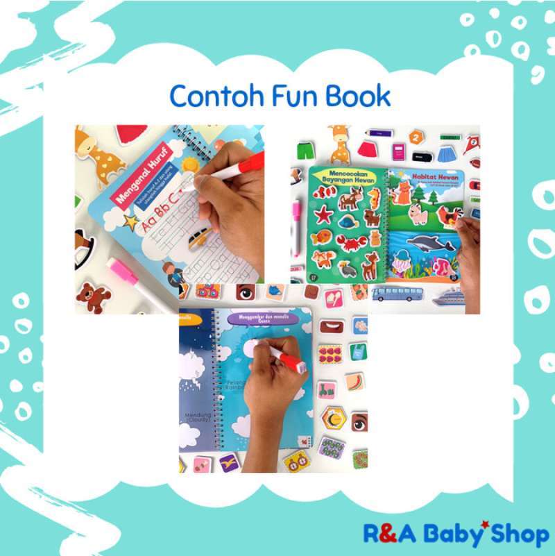 Promo Fun Book Busy Book Level 1 2 3 Buku Aktivitas Edukasi Anak ...