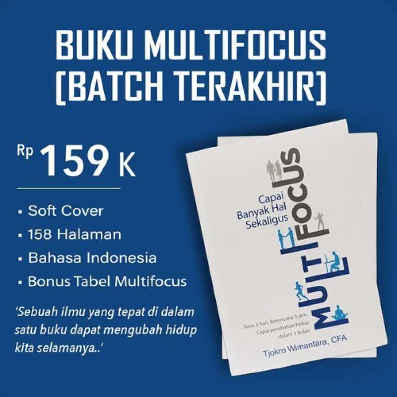 Promo Buku Multifocus Capai Banyak Hal Sekaligus Diskon 29% Di Seller Huka Shop - Kebon Jeruk ...