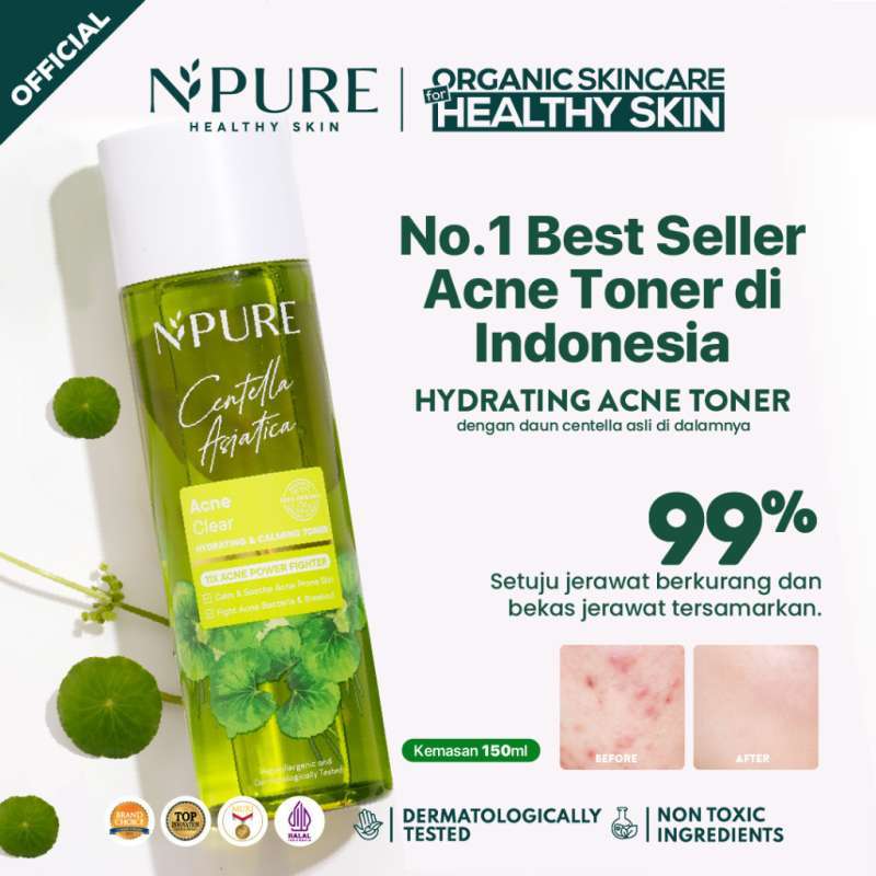 Jual Npure Acne Face Toner Centella Asiatica ( Cica Series) - Toner ...