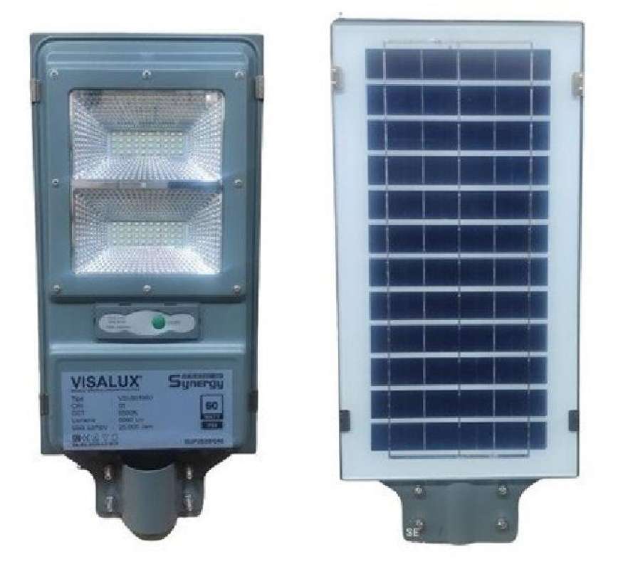 Jual Led Solar Sl 60 W / 100 Synergy White Sensor Ip65 Visalux Street ...