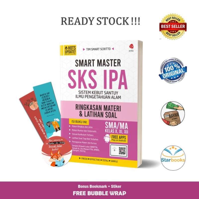Promo Buku Smart Master Sks Ipa Sma - Scritto Books +freeapps Diskon 27% Di Seller Huka Shop ...