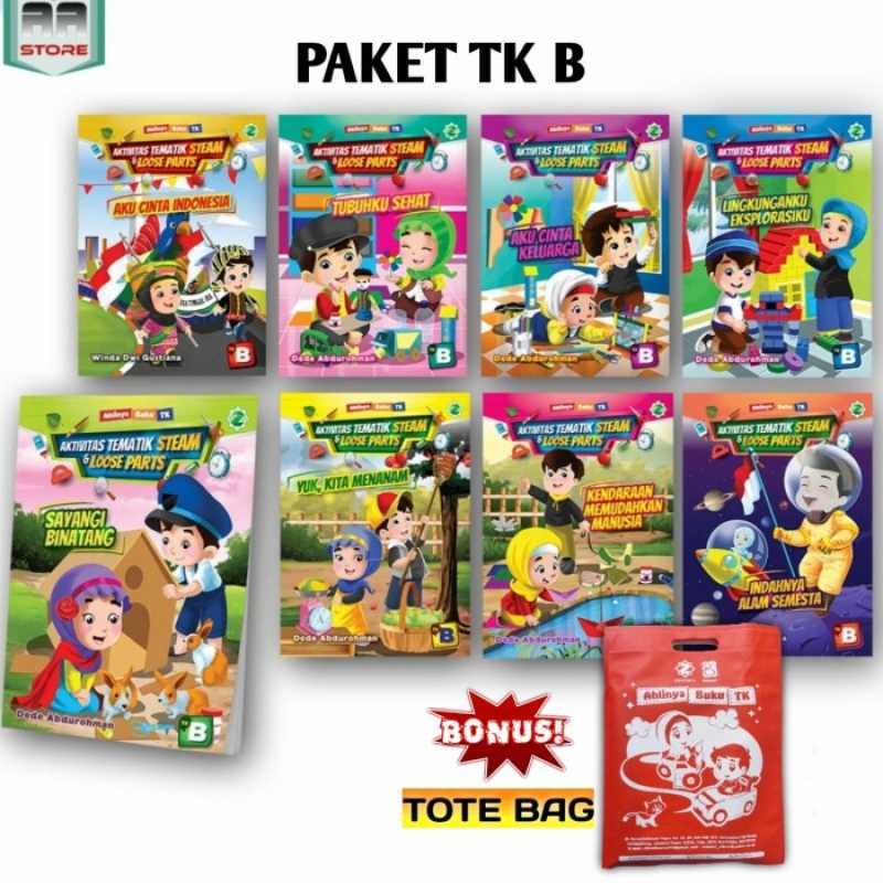 Promo Buku Pelajaran Tk / Paud - Paket Activitas Tematik Steam & Loose ...