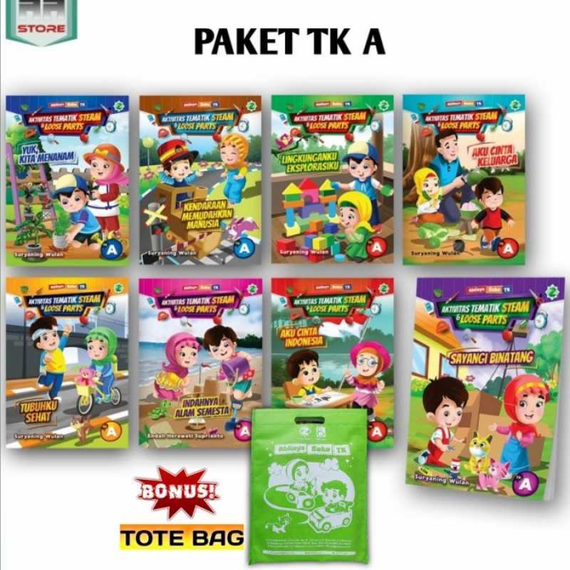 Promo Buku Pelajaran Tk / Paud - Paket Activitas Tematik Steam & Loose ...