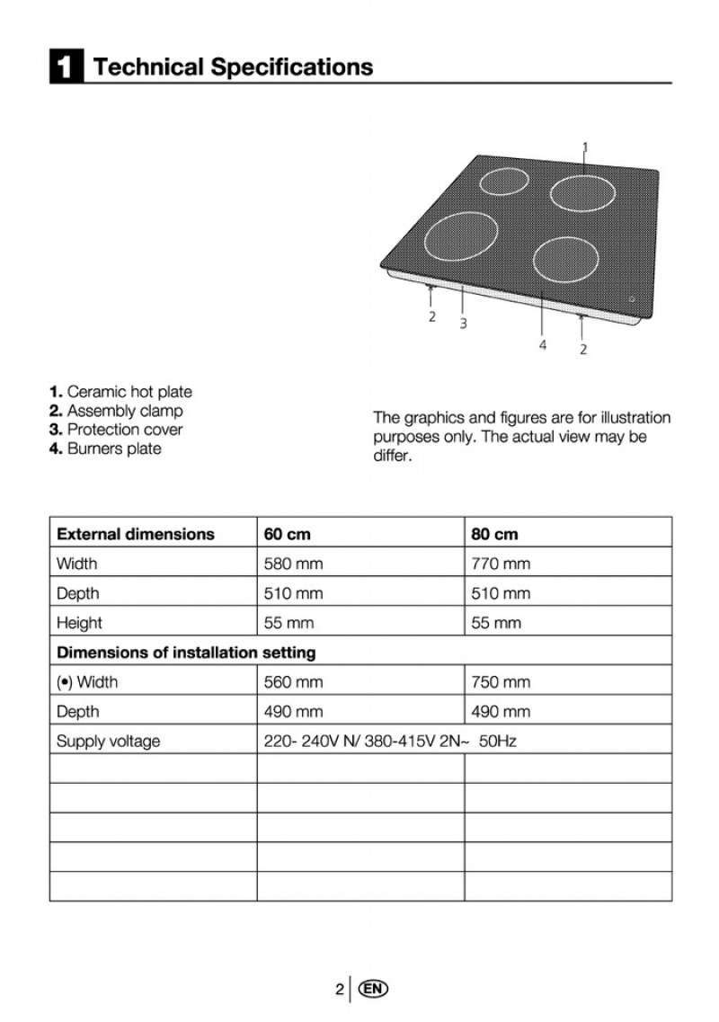 Jual Kompor Tanam Beko Hic 64401 Vitroceramic Hob 60cm Di Seller Noelle ...