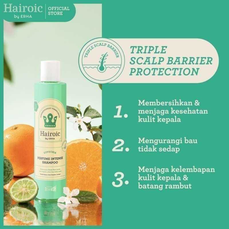 Jual Hairoic By Erha - Shampoo Parfum Euphoria Perfume Intense Sampo ...