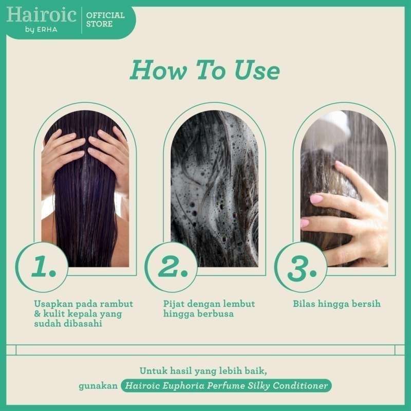 Jual Hairoic By Erha - Shampoo Parfum Euphoria Perfume Intense Sampo ...
