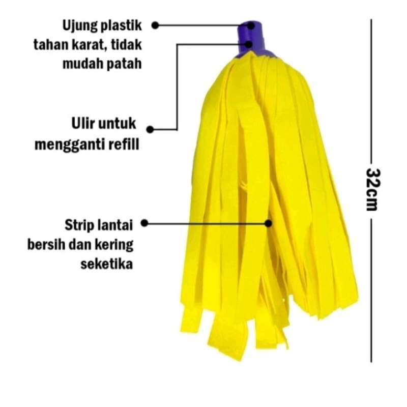 Promo 3m Scotch Brite Kain Pel Refill Isi Ulang Id-73 Strip Kuning ...