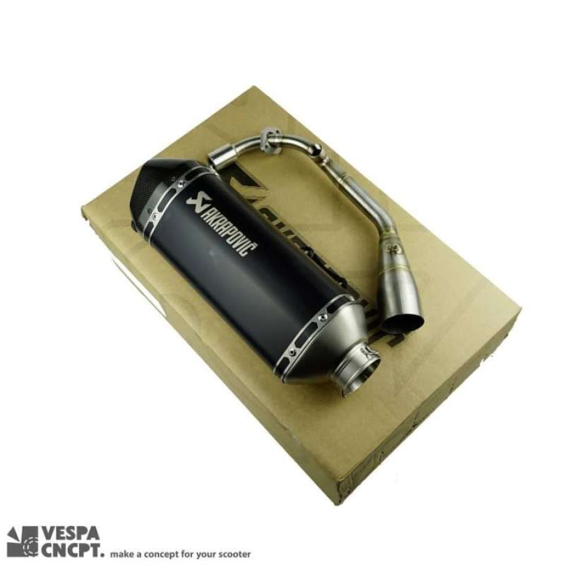 Jual Akrapovic Exhaust Knalpot Vespa Primavera Sprint Lx S Lxv Iget ...