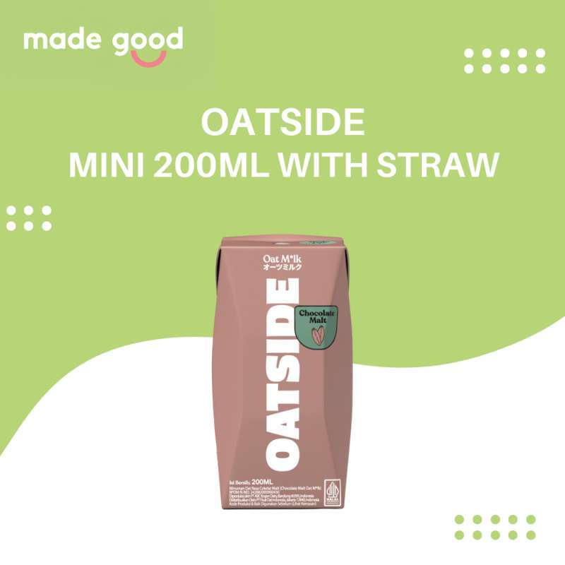 Promo Oatside Mini Dengan Straw Sedotan Chocolate Malt 200ml Diskon 38% ...