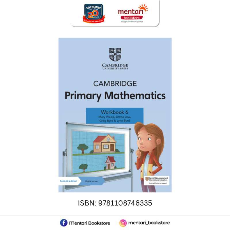 Promo Cambridge Primary Mathematics 2nd Edition | Matematika | Buku Sd - Workbook 6 Diskon 25% ...