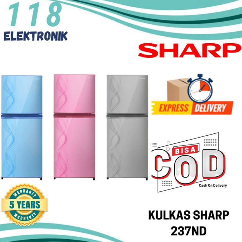 Promo Kulkas 2 Pintu Sharp 237 Nd Kirey Iii Garansi Resmi 5th No Frost ...