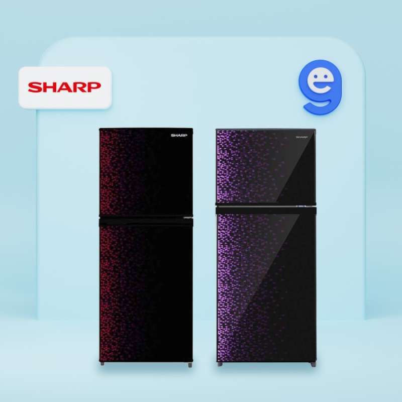 Promo Sharp Kulkas 2 Pintu 187 Liter Sj-236mg / Sj236mg / Sj 236mg ...
