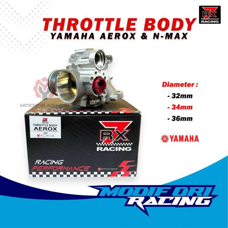 Jual Throttle Body Tb Rx7 Racing Yamaha Nmax Diameter 32mm 34mm 36mm ...