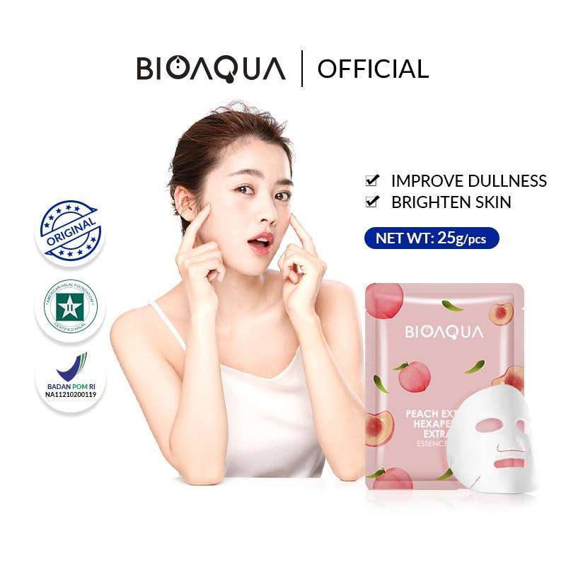Jual Bioaqua Sheet Mask Hydrating Essence Face Mask Brightening Moisturizing Skin Care Anti ...