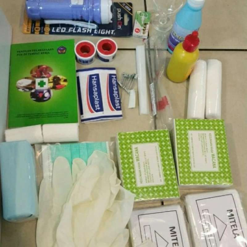 Promo Isi Kotak Obat P3k Type A / Isi Kotak Obat P3k Tipe A Baru Diskon ...