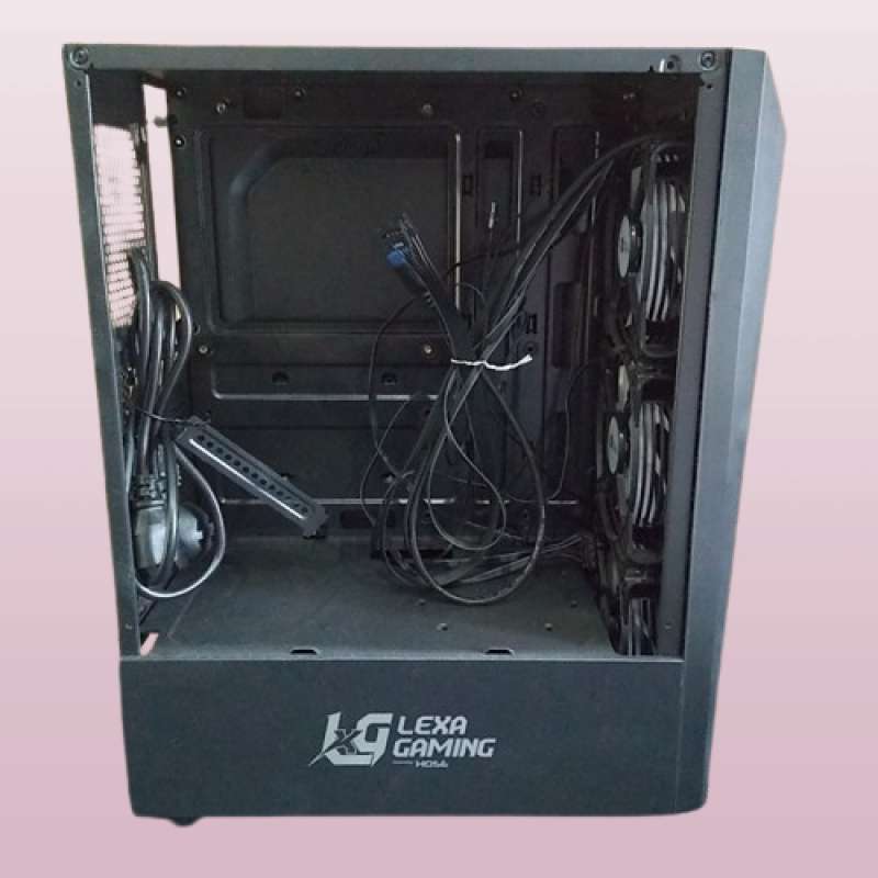 Jual Pc Case Gaming Hose Lexa Trithon Include Psu 350w Free 3fan Rgb Di ...