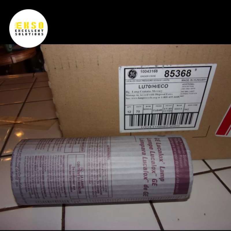 Promo Ge Lucalox Lu70/h/eco 85368 High Pressure Sodium Bulb 70 Watts ...