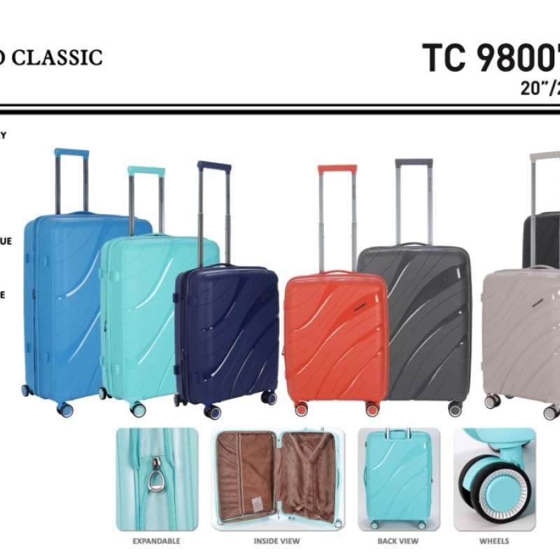 Promo Koper Polo Classic Bagasi Ukuran 28inch Bahan Antipecah Terbaik ...