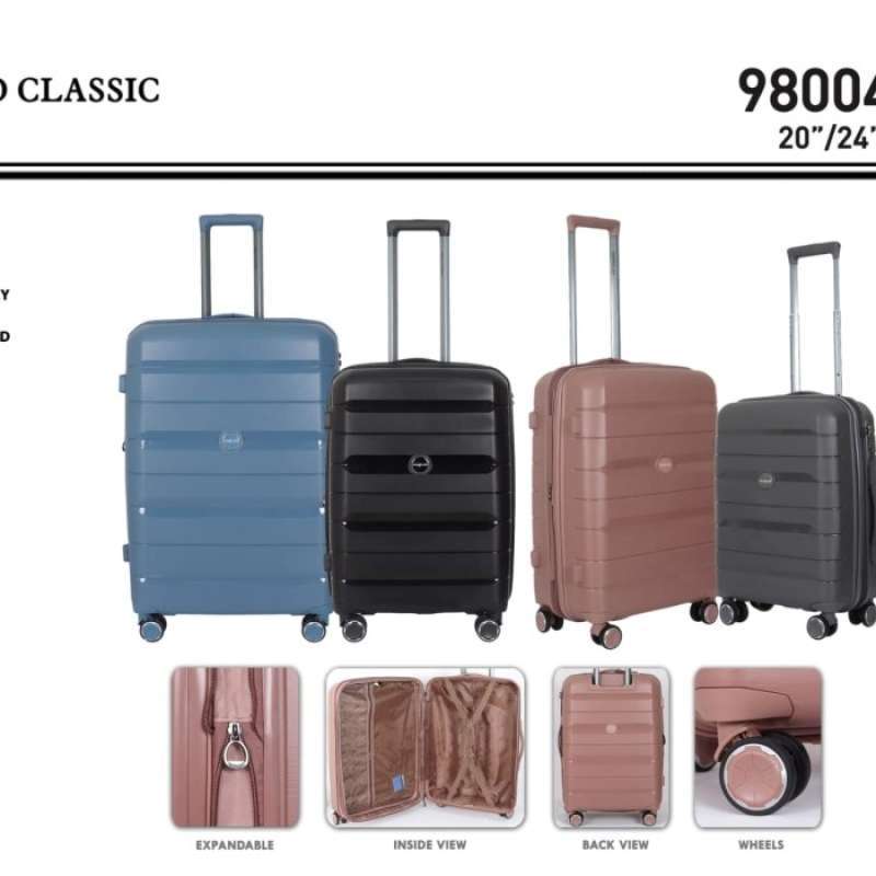 Promo Koper Polo Classic Bagasi Ukuran 28inch Bahan Antipecah Terbaik ...