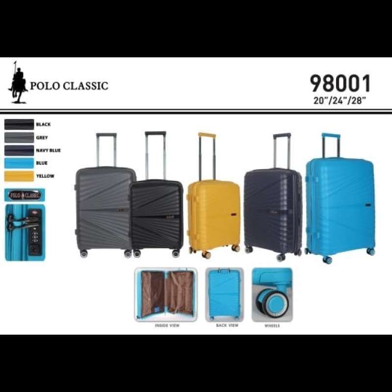 Promo Koper Polo Classic Bagasi Ukuran 28inch Bahan Antipecah Terbaik ...
