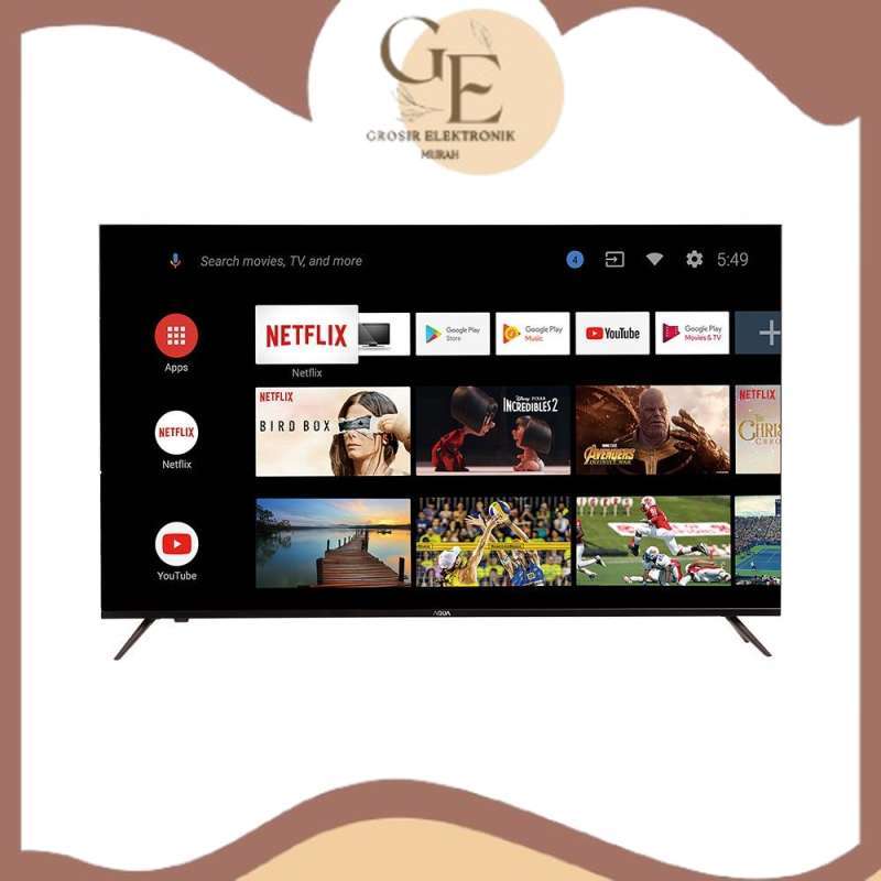 Jual Aqua Tv Android 32 Inch 32aqt6600g Full Screen Smart Digital ...