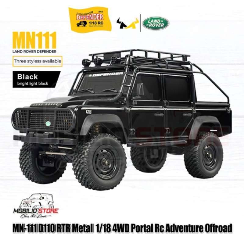 Promo Mn111 D110 Rtr Metal 1/18 4wd Portal Rc Adventure Offroad Mini ...