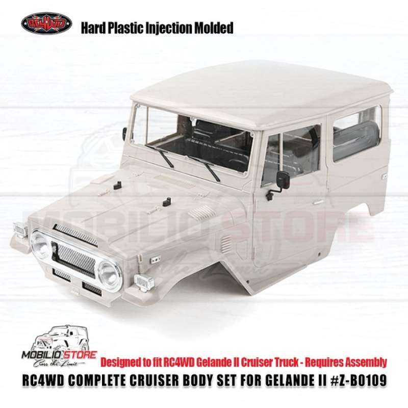 Promo Hard Body Rc 1/10 Toyota Fj40 Rc4wd Complete Cruiser Body Set ...