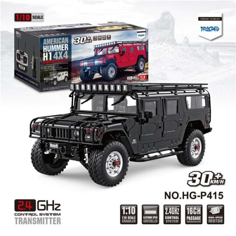 Promo Heng Guan Hg P415 Pro Rtr Hummer H1 4x4 Skala 1:10 2.4g 16 Ch Rc ...