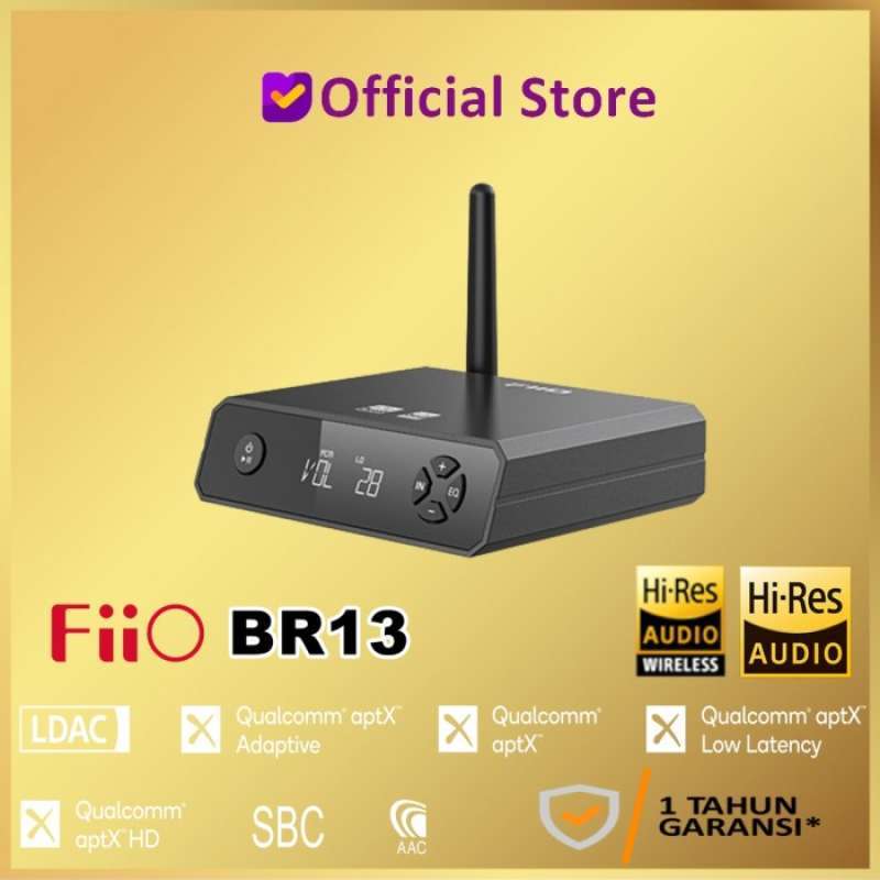 Jual Fiio Br13 Hifi Hi-res Bluetooth Receiver Amp Amplifier Ldac Aptx ...