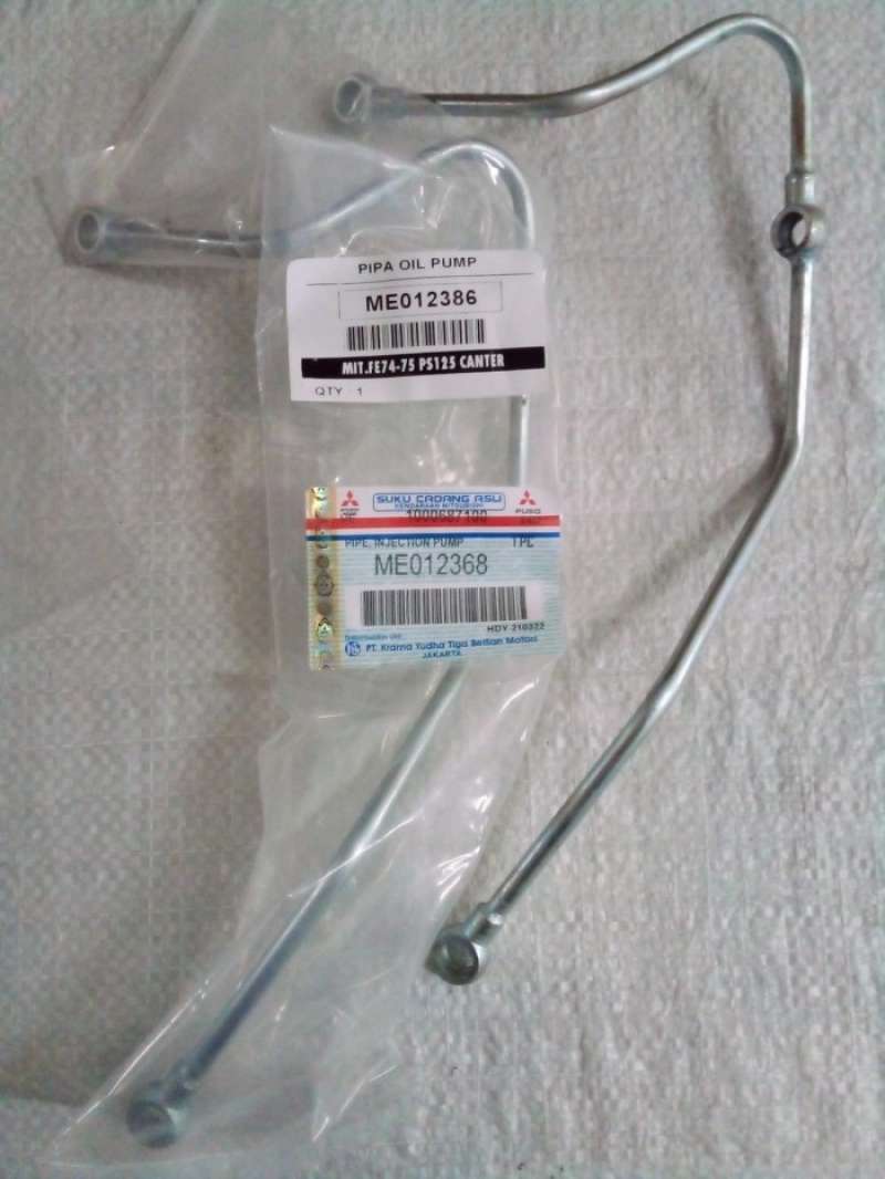 Promo Pipa Pipe Selang Oil Oli Injektor Injection Tube Canter 125 Ps125 ...