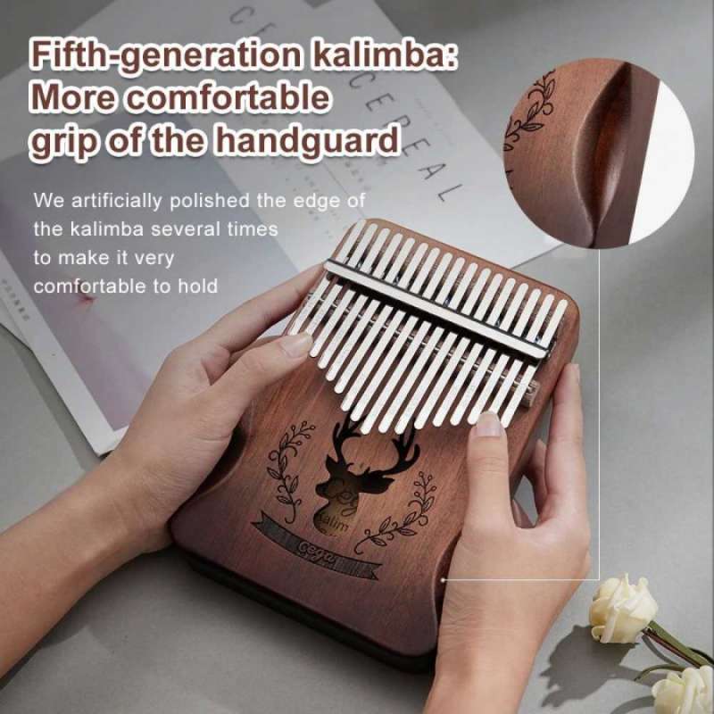 Promo Kalimba 17 Key Kayu Cega Kalimba Thumb Piano Musical Toys 17 Note ...