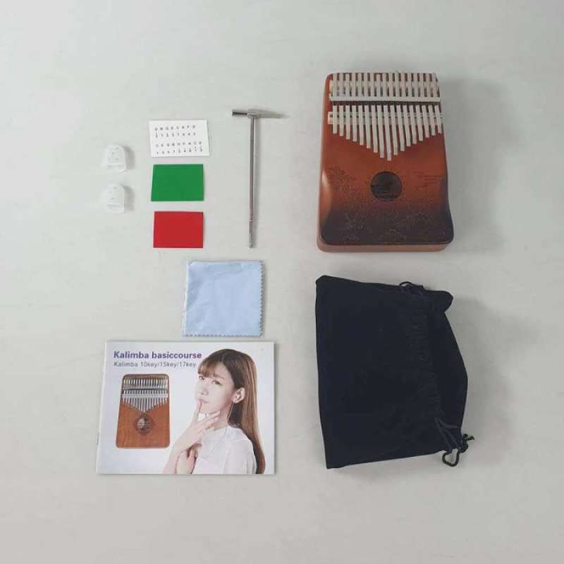 Promo Kalimba 17 Key Kayu Cega Kalimba Thumb Piano Musical Toys 17 Note ...
