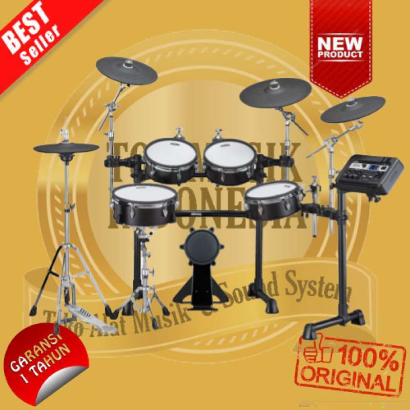 Promo Yamaha Dtx8 Kmbf Electronic Drum Set Black Forest Diskon 23% Di ...