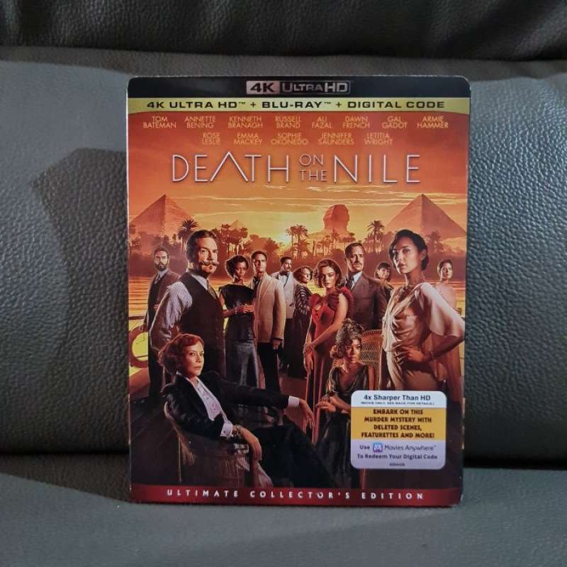 Promo Death On The Nile 4k Uhd + Blu-ray + Digital Code Diskon 23% Di ...