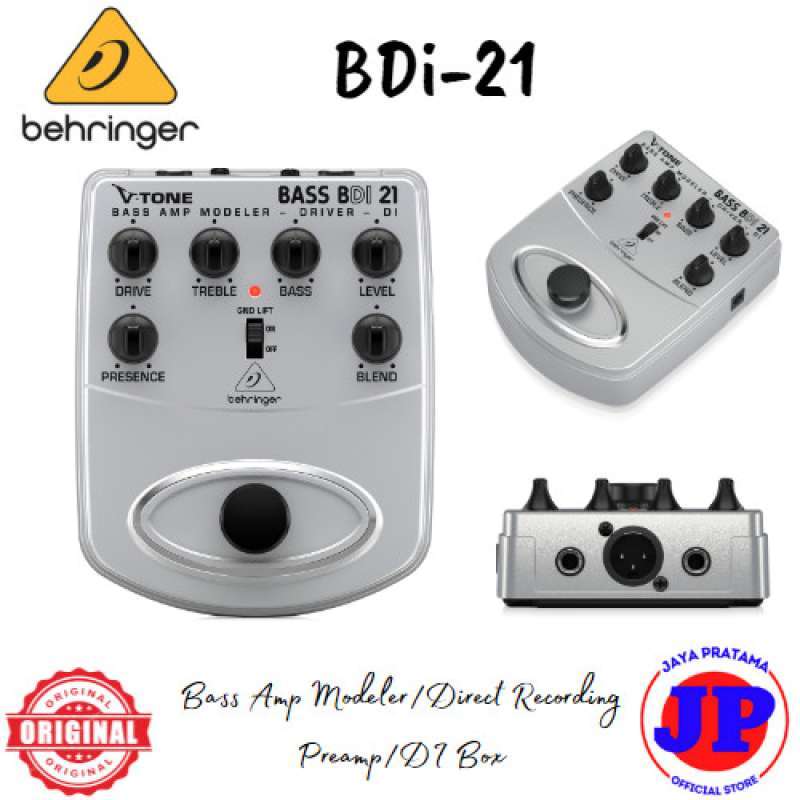 Promo Behringer Bdi21 Bass Amp Modeler Direct Recording Preamp Di Box ...
