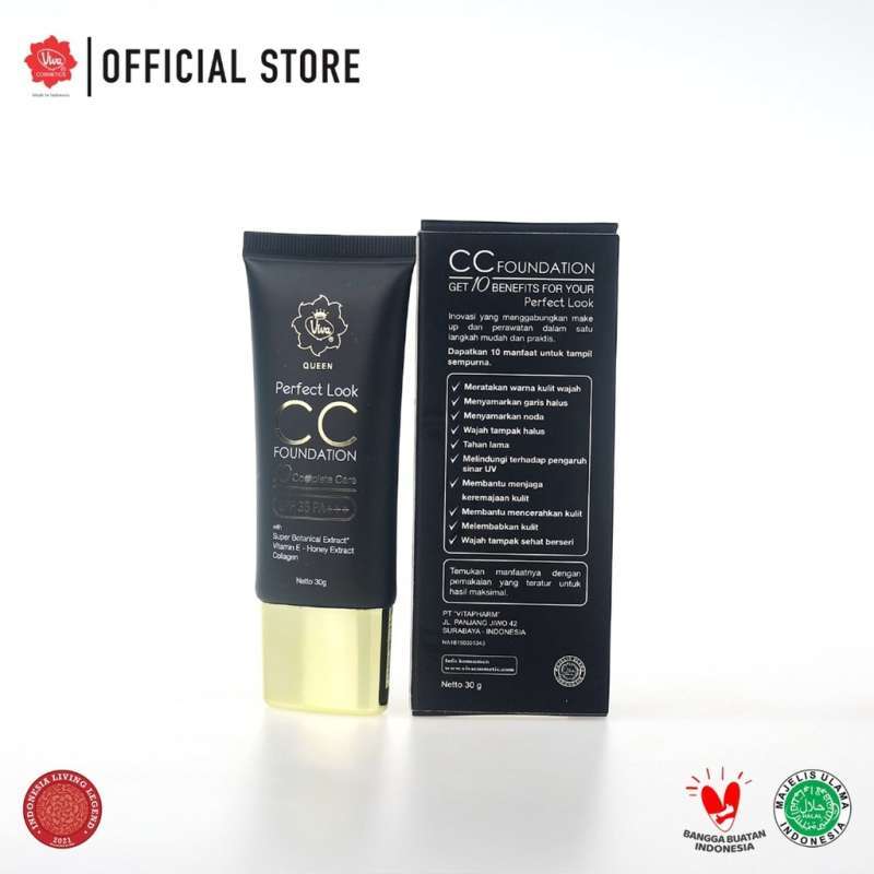 Promo Viva Queen Perfect Look Cc Foundation 10 Complete Crae Spf 35 ...