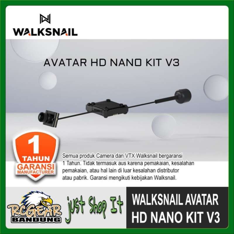 Jual Caddx Walksnail Avatar Hd Nano Kit V3 Fpv Digital Camera Vtx ...