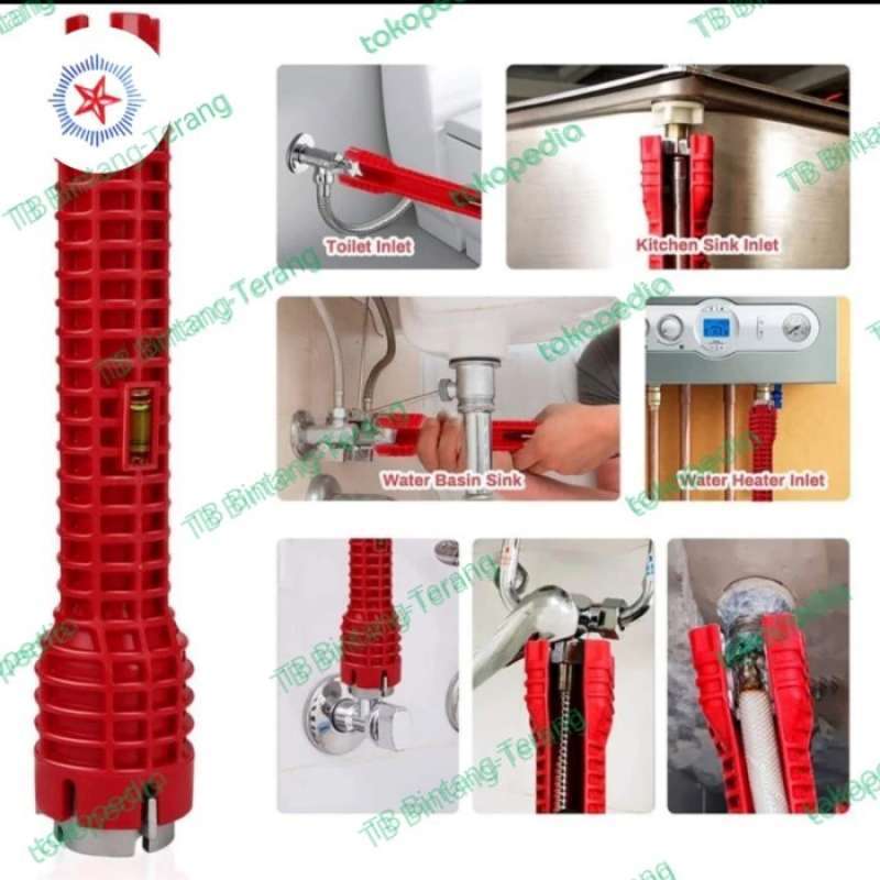 Jual Kunci Pas Pipa Wastafel Kran Ledeng Faucet Sink Installer Flume ...