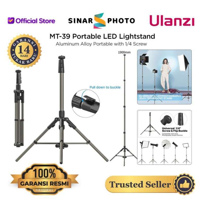 Jual Ulanzi Mt-39 Tripod Light Stand Aluminum Di Seller Rumix ...