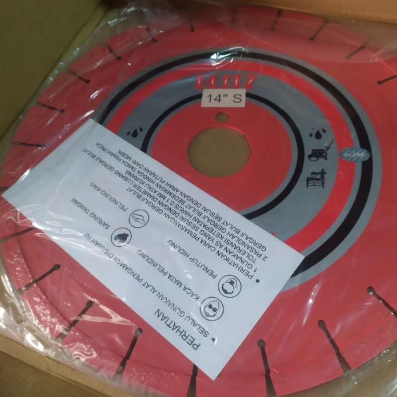 Promo Gws Diamond Cutting Blitz 14 Inch Red-pisau Belah Aspal Beton ...