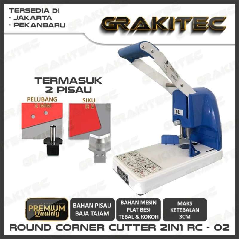 Promo Mesin Pingul 2 In 1 Alat Potong Sudut Siku Kertas & Pelubang ...
