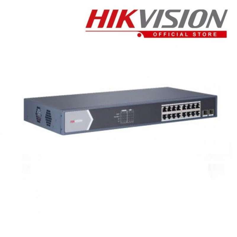 Promo Hikvision Ds-3e0518p-e/m 16-port Poe Switch Gigabit Unmanaged Diskon 23% Di Seller ...