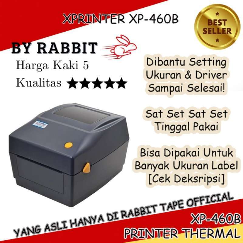 Promo Printer Barcode Label Thermal Xprinter Xp-460b / Xp460b Diskon 23% Di Seller Sentramoco ...