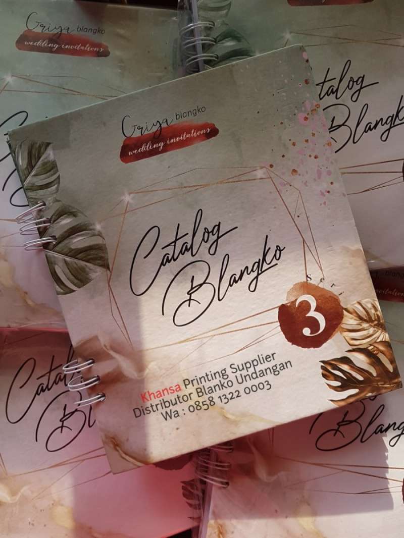 Promo Katalog / Album Undangan Blanko Griya Card Diskon 23% Di Seller ...