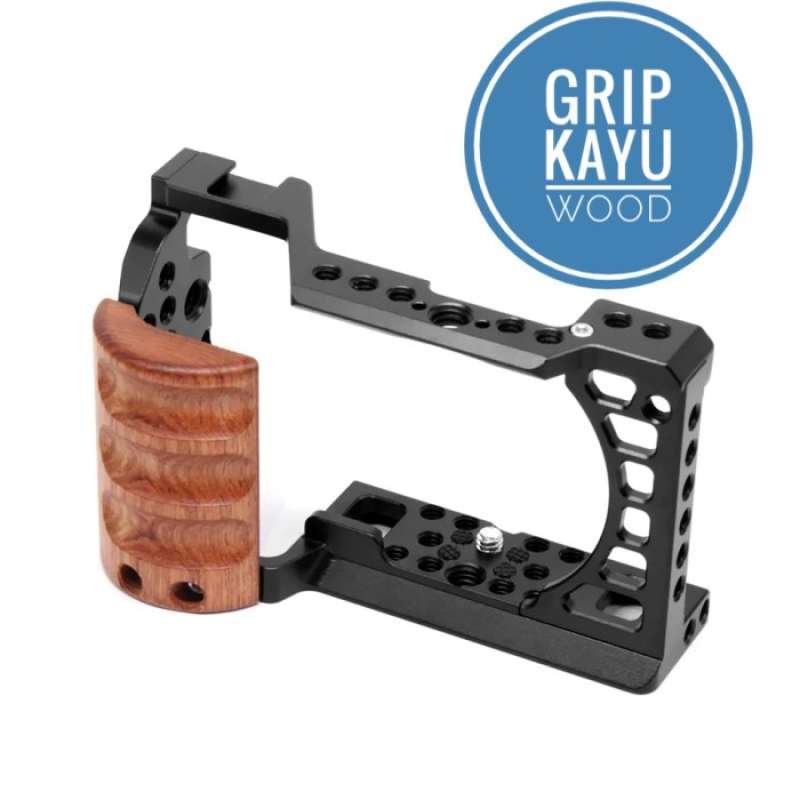 Jual Cage Rig Sony A6000 A6300 A6400 A6500 Hand Grip Bracket Not ...